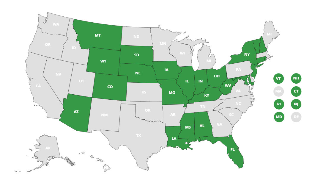 Essential List of Tax Lien Certificate States by Ted Thomas